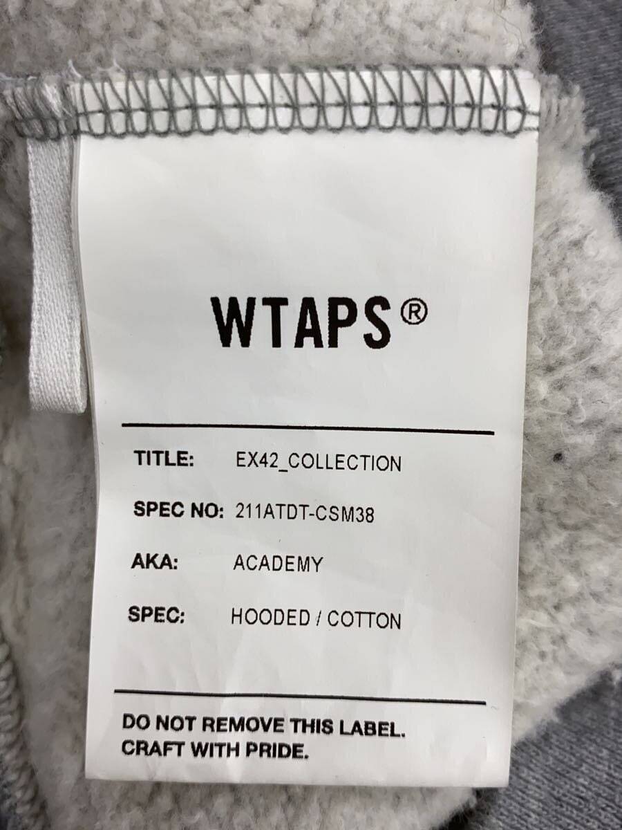 WTAPS ACADEMY HOODED COTTON HOODIE HOODIE 3 COTTON GRY WTAPS ACADEMY HOODED COTTON HOODIE HOODIE 3 COTTON GRY