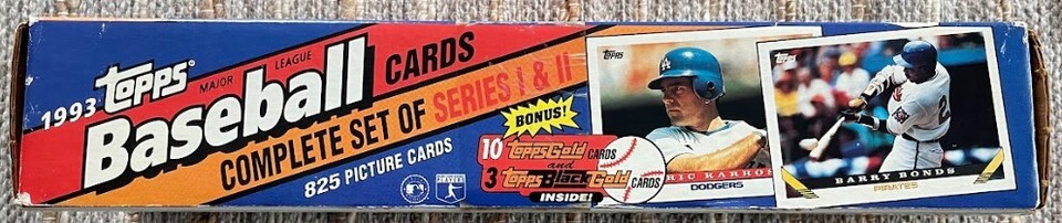 Topps 1993 Baseball Cards Complete Set of Series I & II NIB Never ...
