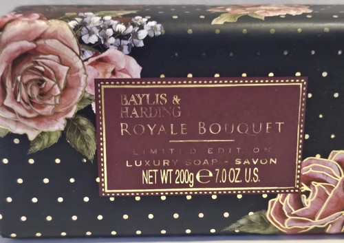 NEW Baylis & Harding Bar Soap Savon Royale Bouquet Limited Edition 7oz ...