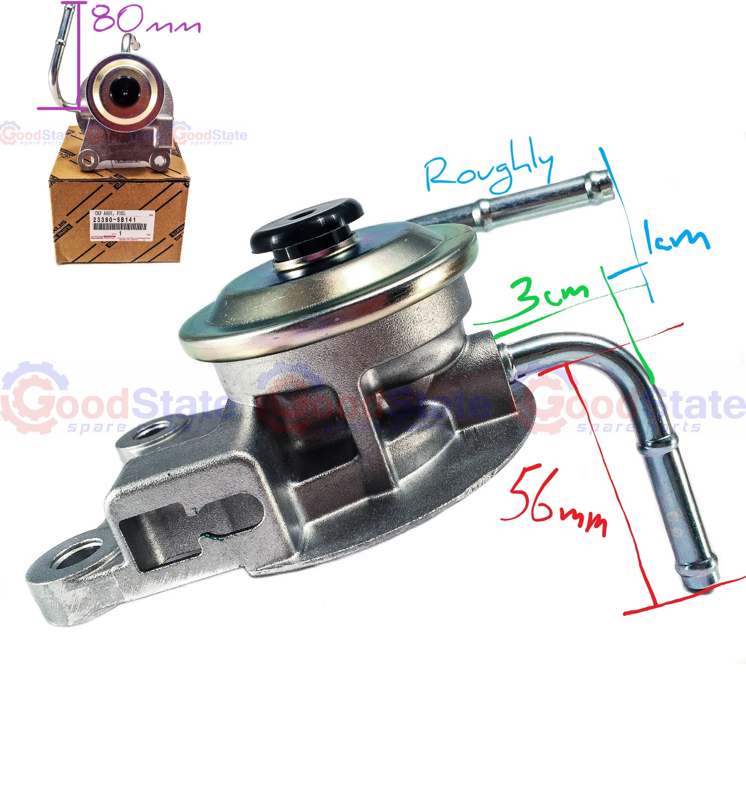 Genuine Toyota Hilux LN145 2L 2.4 Diesel Fuel Filter Housing Primer ...