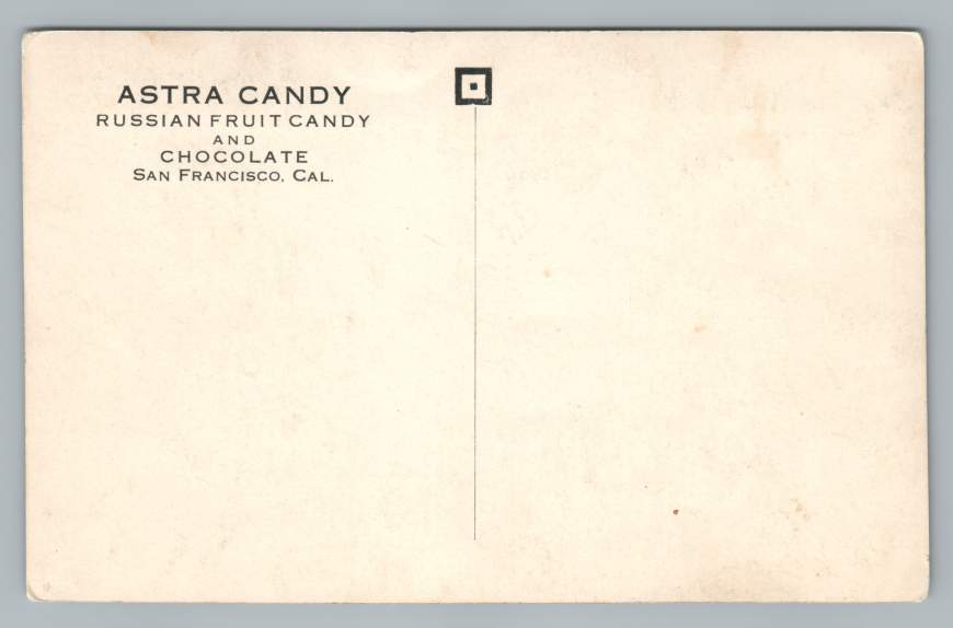 Beautiful Gauzy Lady SAN FRANCISCO Astra Russian Candy RPPC Photo ...