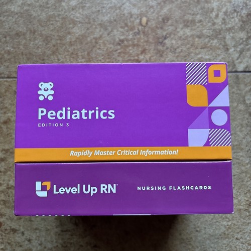 Level Up RN Pediatrics Flashcards Peds 2022 Edition 3 | eBay