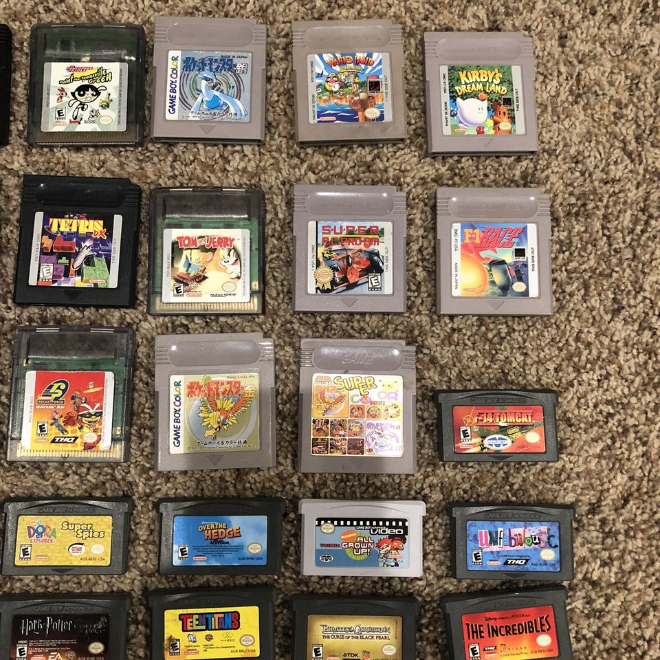 GameBoy Advance/Gameboy Color/Gameboy Game Lot. Pick and Choose. Good ...