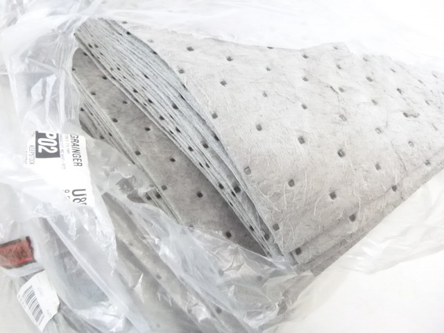 CONDOR 35ZP92 Absorbent Pad Universal Gray PK100 for sale online | eBay