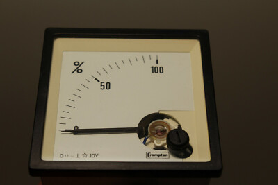 Crompton 243010 panel display meter 0-100% 0-10V NEW | eBay