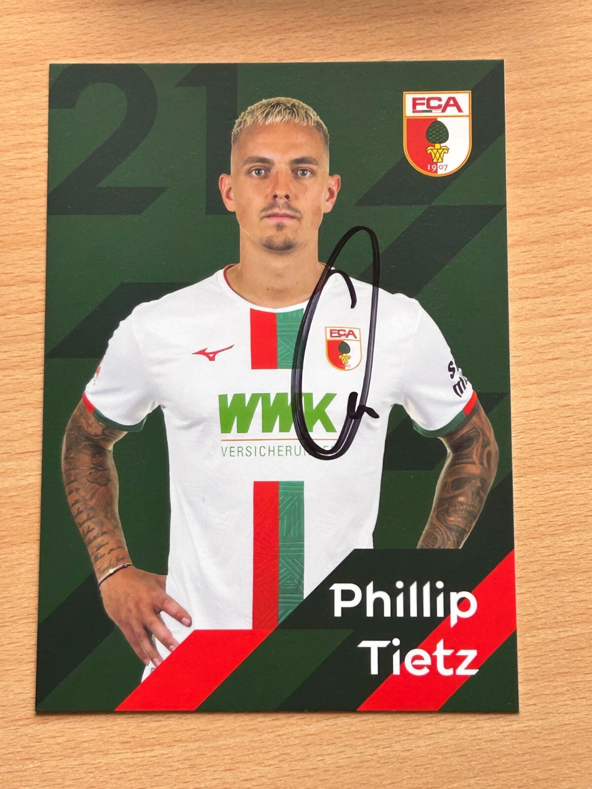 Phillip Tietz FC Augsburg Autogrammkarte original signiert #S5572 | eBay.de