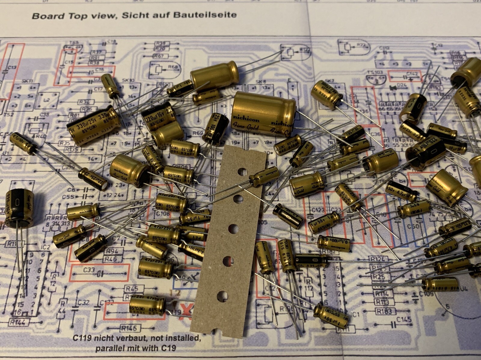 PREMIUM Reparatursatz PHILIPS N4520 N4522 Capacitors Elko Repairkit ...