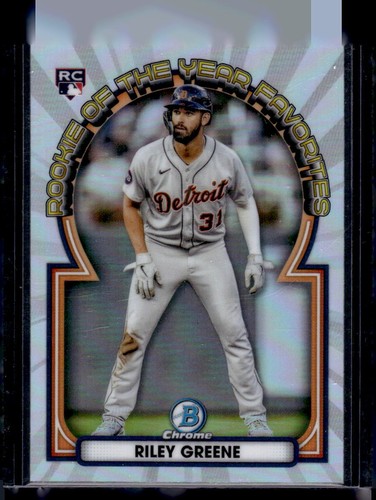 2023 Bowman Riley Greene RC ROY Favorites #ROYF-6 Tigers | eBay