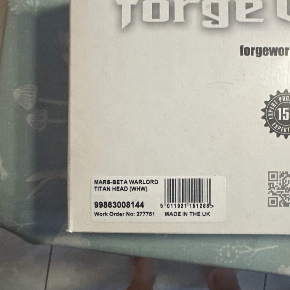 Forge World Mars Beta Warlord Titan Head, Games Workshop, WHW Exclusive ...