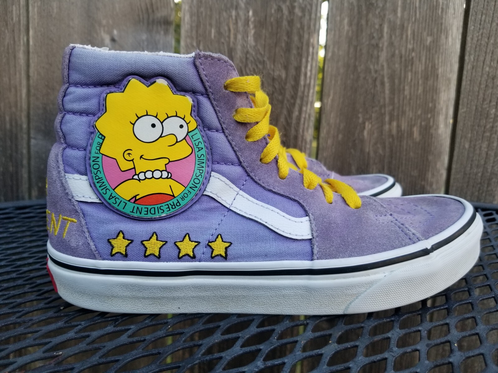 Vans The Simpsons x Sk8-Hi Top Lisa For President Men… - Gem