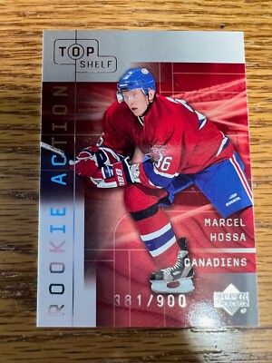 2001-02 UD TOP SHELF #130 MARCEL HOSSA RC 381/900 | eBay
