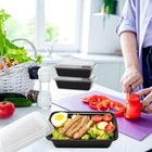 24 oz Food Storage Boxes Meal Containers BPA Free Microwavable ...