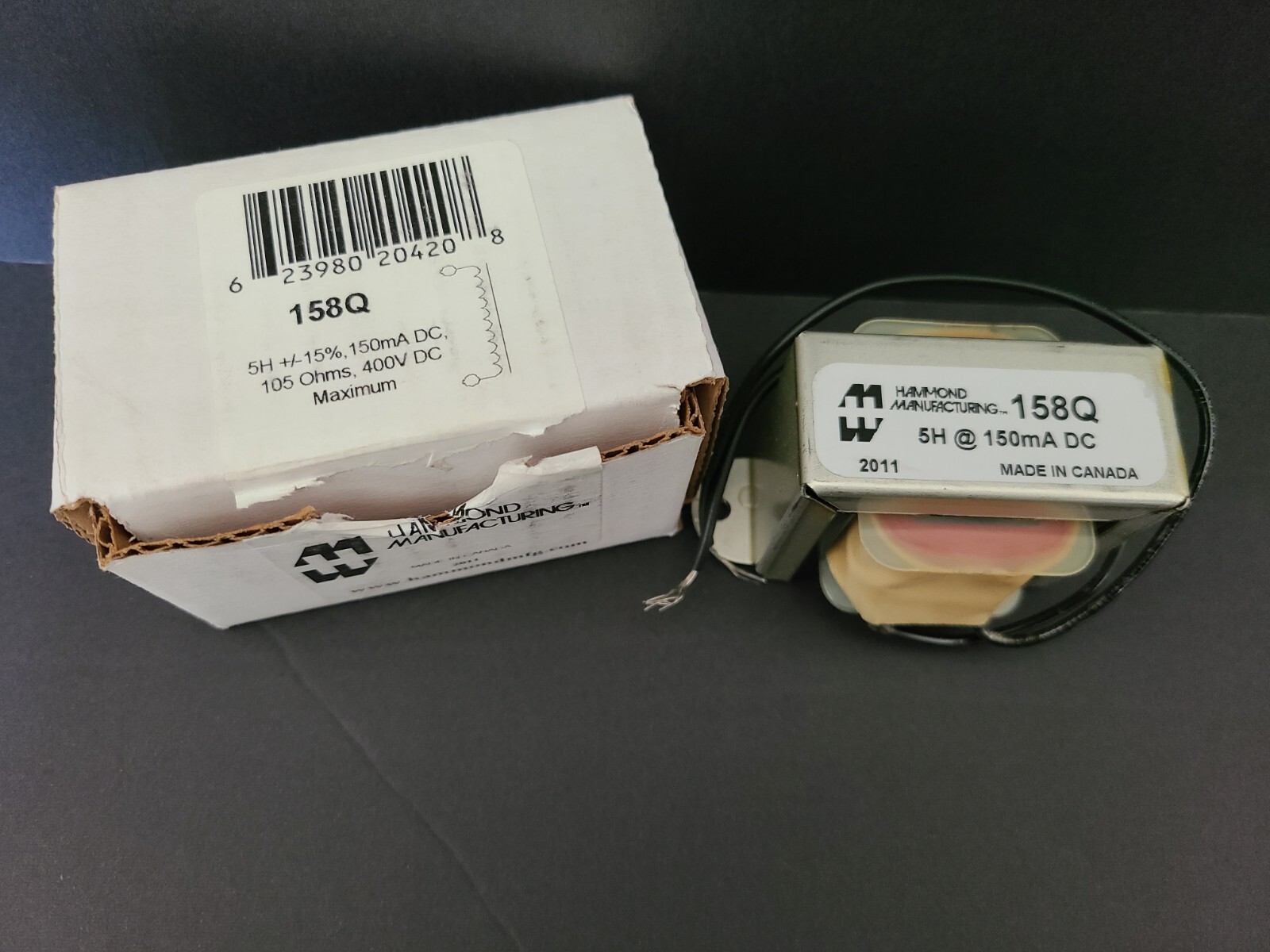 Hammond Manufacturing 158Q Audio Power Inductor Filter Choke NEW in box ...