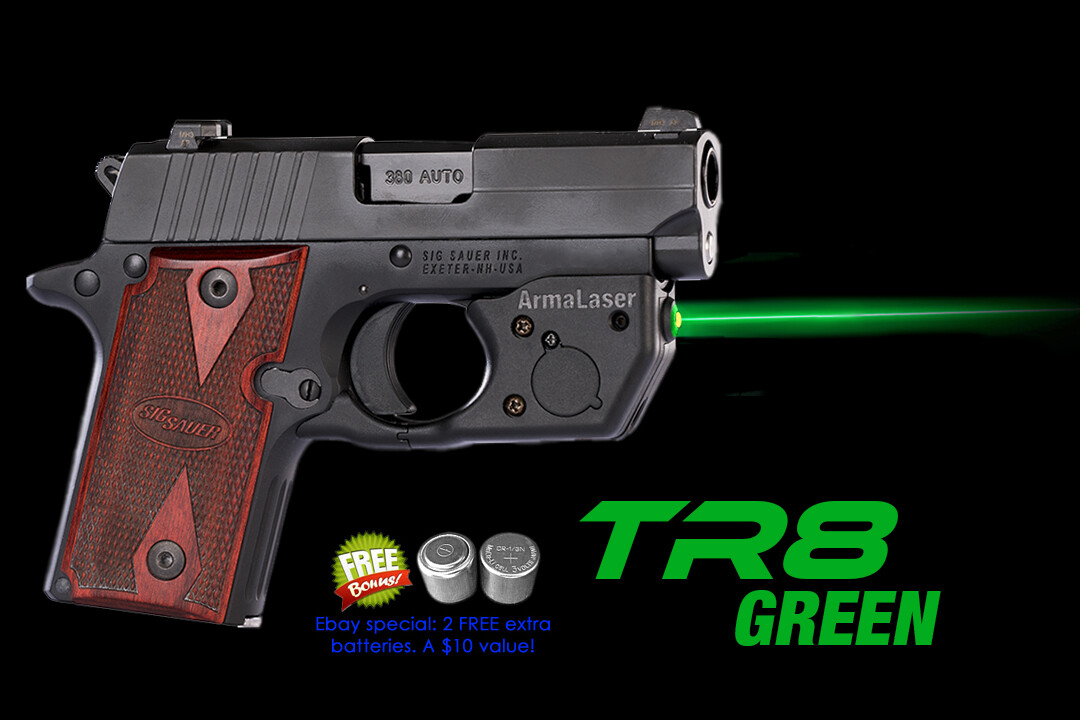 ArmaLaser TR8GS / TR8G / TR8-G Green Laser Sight for Sig Sauer P238 ...