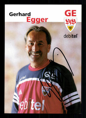 Gerhard Egger Autogrammkarte VFB Stuttgart 2001-02 Original Signiert +97735 | eBay.de