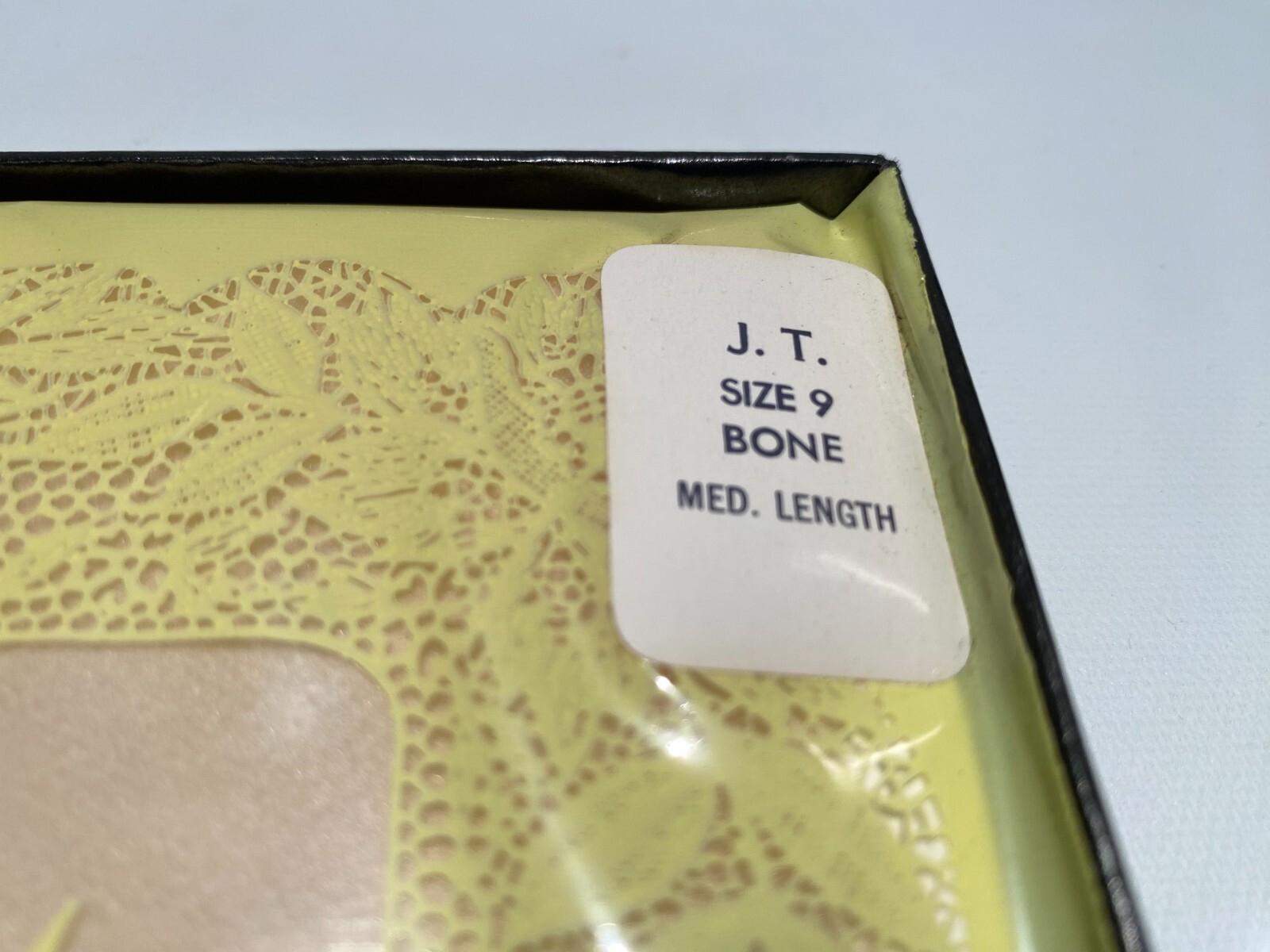 3 Pairs Gla-Sheer Vintage Nylon Garter Stockings 9 x 31" RHT Sheer Bone Sexy | eBay