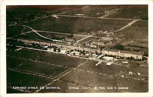 Real Photo Postcard Birdseye View Edward Hines Jr. Hospital, Hines ...
