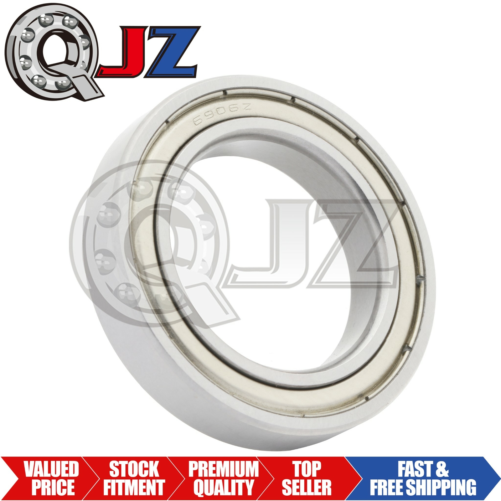 [1-Pack] 6906-ZZ Radial/Deep Groove Ball Bearing 30mm x 47mm x 9mm ...
