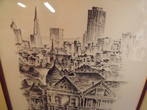 Vintage Alec Stern Etching Signed Print 'SAN FRANCISCO OLD AND NEW' | eBay