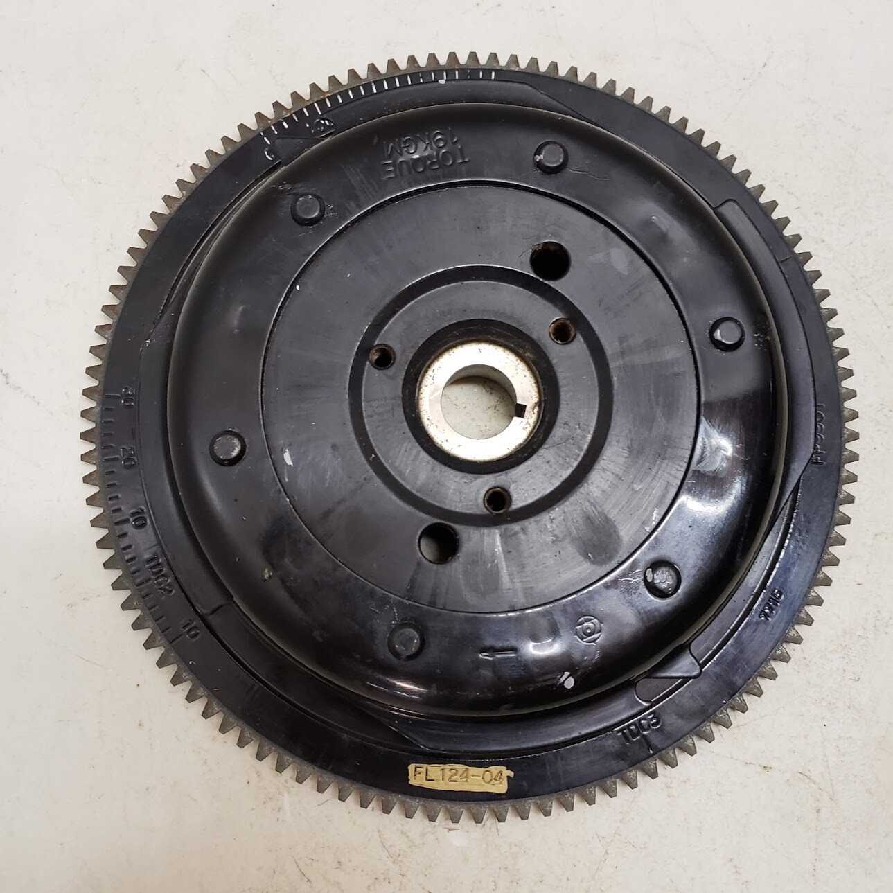 1989 Yamaha 115 - 130 HP V4 Flywheel FL124-04 6N7-85550-00-00 6E5-85550 ...