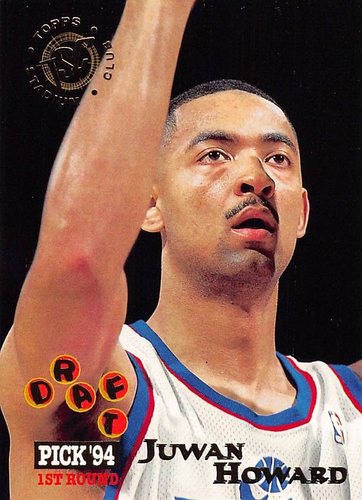 1994-95 Topps Stadium Club Juwan Howard RC #210 NM/MT WASHINGTON ...