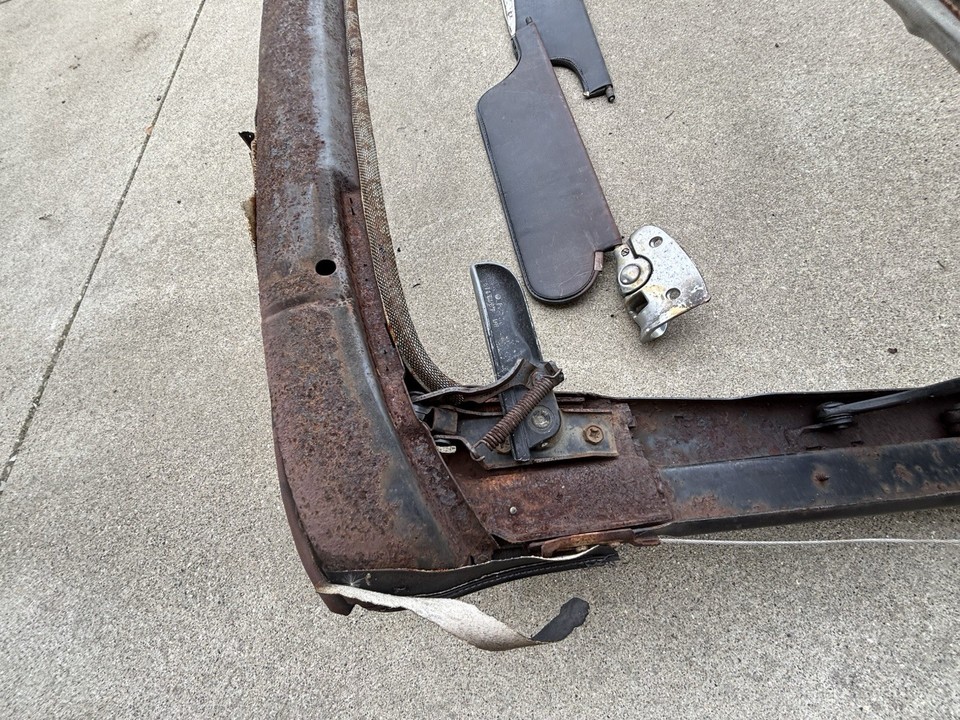 1964-1965 CHEVELLE 442 GTO GS ABODY OEM CONVERTIBLE TOP FRAME ASSEMBLY ...