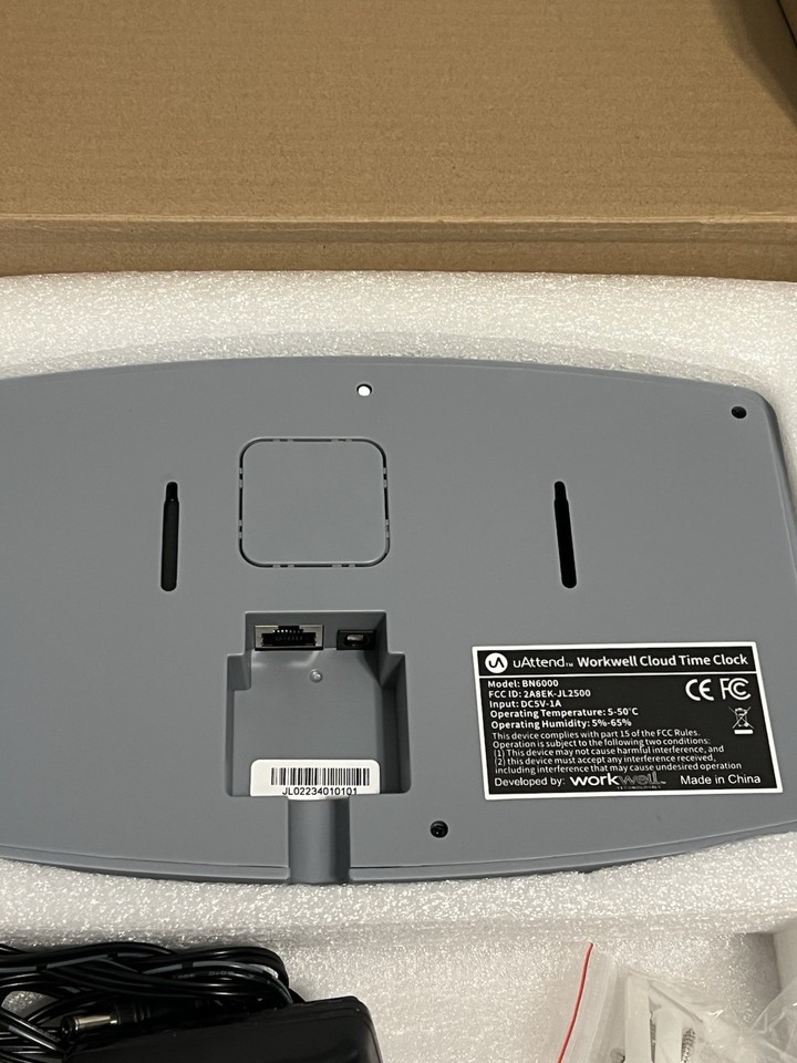 uAttend BN6000 Biometric Time Clock System for Small Business with ...