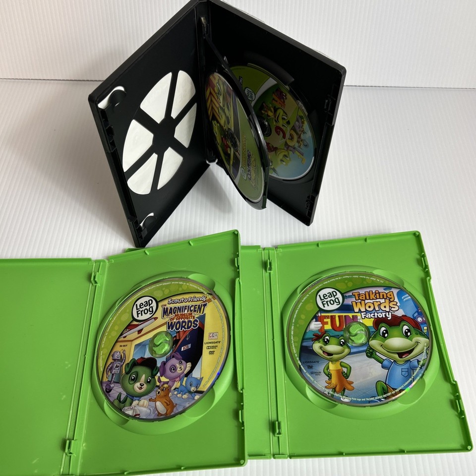 Leap Frog DVD Lot Learning Words Sing-a-longs Games Alphabet Phonics ...