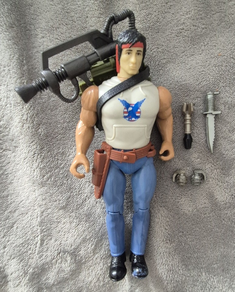 Fire Power John Rambo Near Complete Sylvester Stallone Rambo 1986 ...