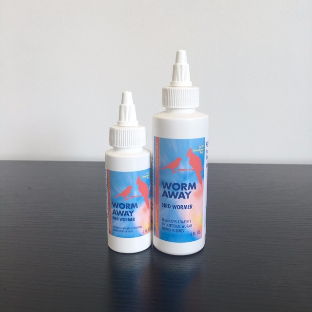 Morning Bird Worm Away 60ml Single Dose Liquid Birds Wormer Worming ...