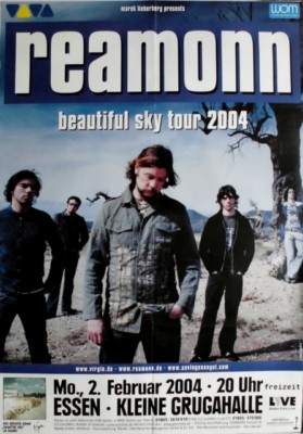 REAMONN - 2004 - Live In Concert - Beautiful Sky Tour - Poster - Essen ...