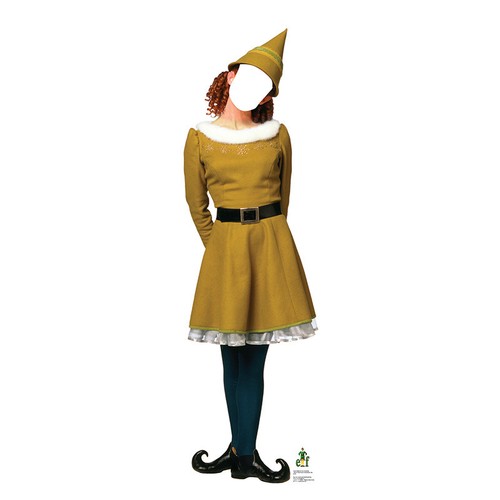 FEMALE ELF STAND-IN Elf Lifesize CARDBOARD CUTOUT Standup Standee ...