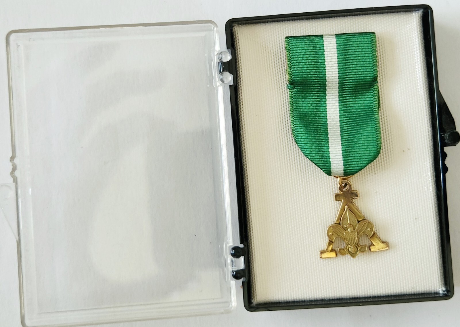 Boy Scout #5102 Stange Scouters Award Medal & Ribbon 1/20 10K Gold ...