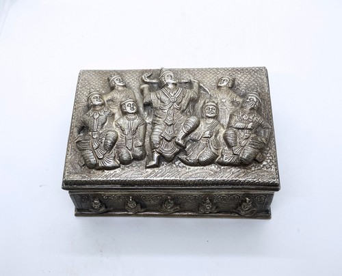 Antique Burmese Silver Box 950 (95%) Ramayana - Burma Rangoon gr 654 | eBay