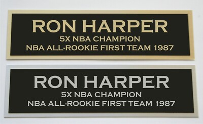 Ron Harper nameplate for signed autographed basketball photo jersey or ...