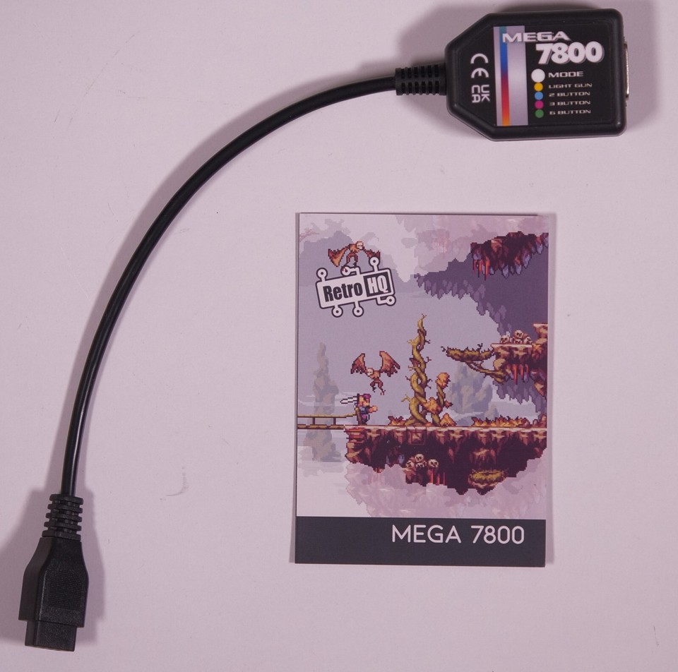 Atari 7800 RetroHQ Mega 7800 Sega Genesis Controller Adaptor For GameDrive | eBay
