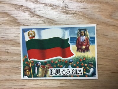 1956 Flags of the World Bulgaria Card #28 | eBay