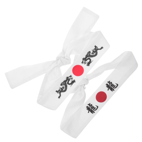 2 Pcs Sushi Chef Headwear Band for Men Costume Hairbands Headband | eBay UK