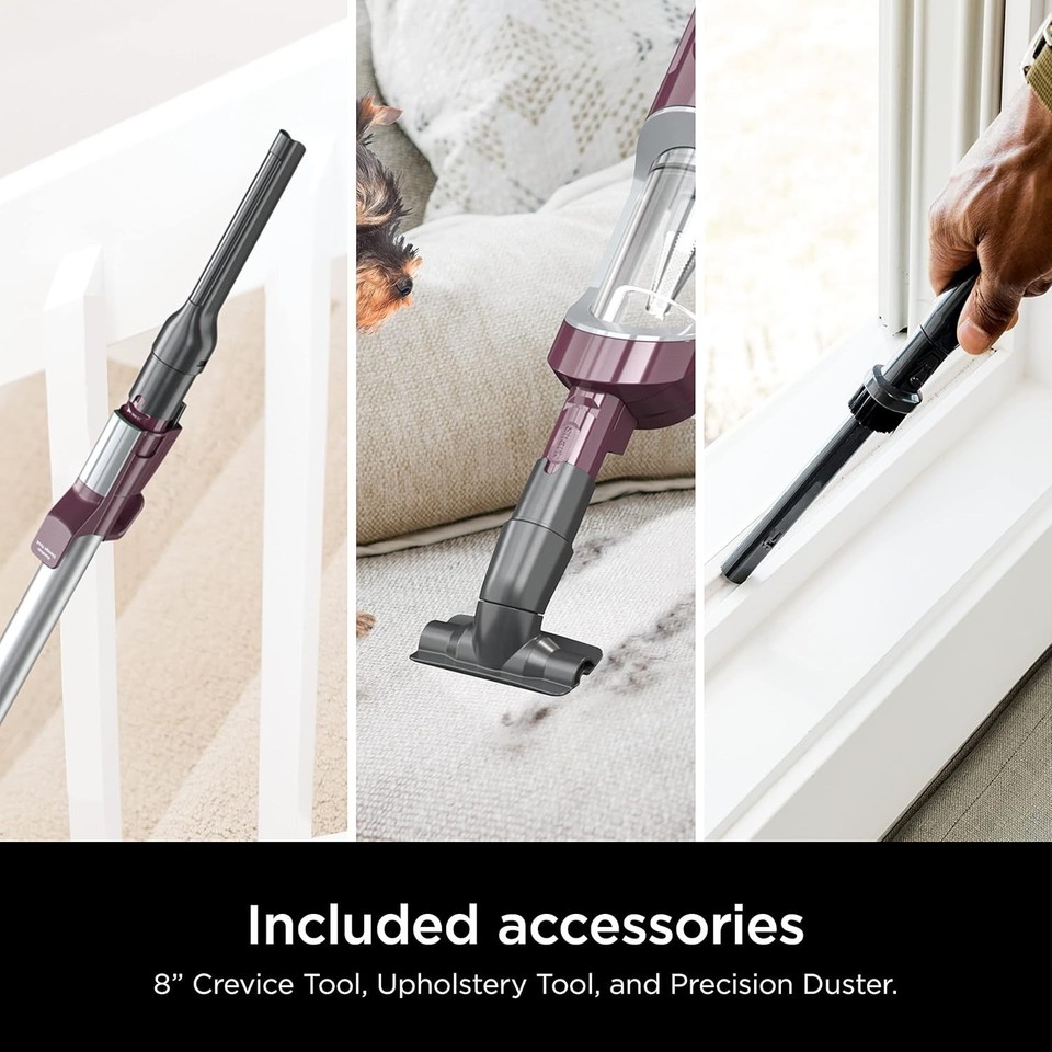Shark HZ702 UltraLight Corded Stick Vacuum PowerFins Self-Cleaning ...