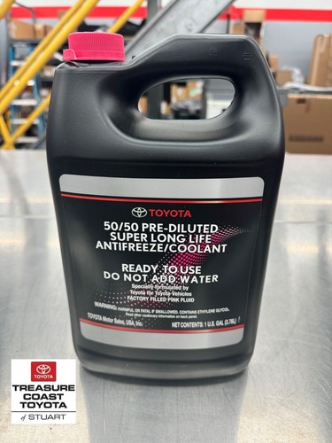 NEW OEM TOYOTA 50/50 PRE-DILUTED SUPER LONG LIFE ANTIFREEZE COOLANT 1 ...
