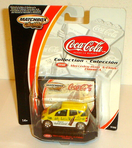 Matchbox Collectibles Coca-Cola 1998 Mercedes-Benz A-Class Diecast Car ...