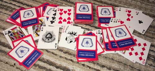 Poker Playing Cards Carpenters & Joiners Union UBCJA Vehicle Protection ...