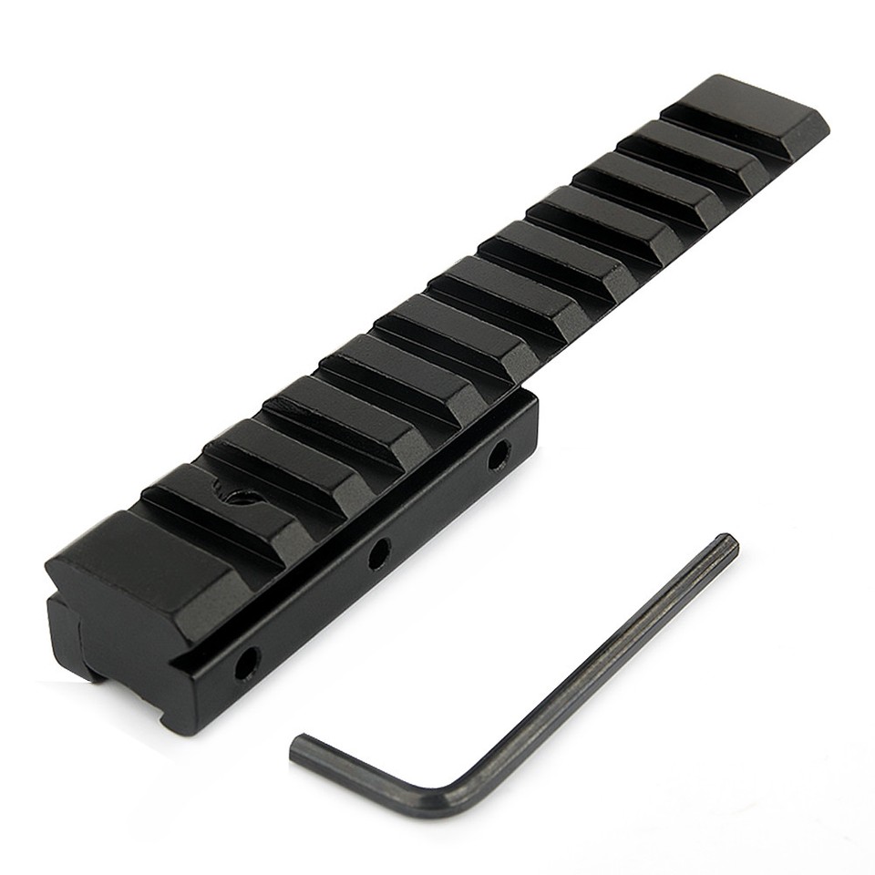 Dovetail Extension Scope Mount Base 11mm to 20mm Picatinny Rail Adapter ...