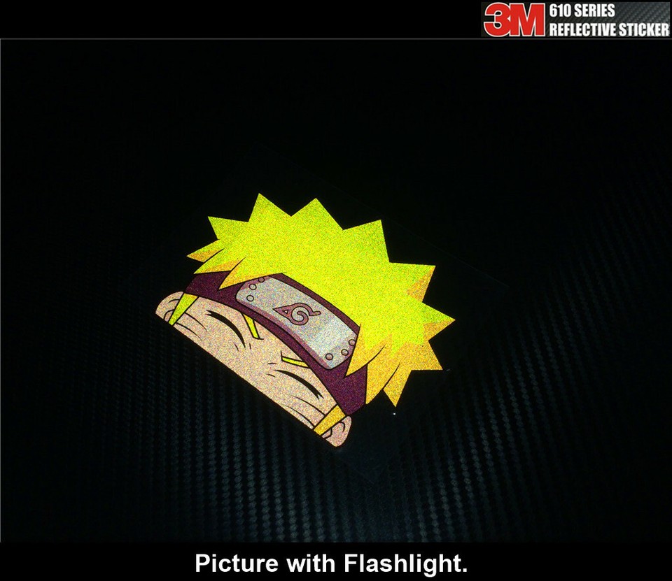 Reflective NARUTO Peeking Peeker Anime JDM Car Sticker #N19 | eBay