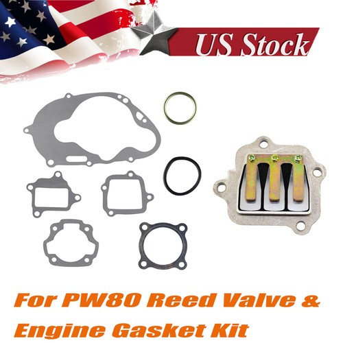 FOR Yamaha PW80 PW 80 80cc PEEWEE 80 Reed Valve/Engine Gasket Set | eBay