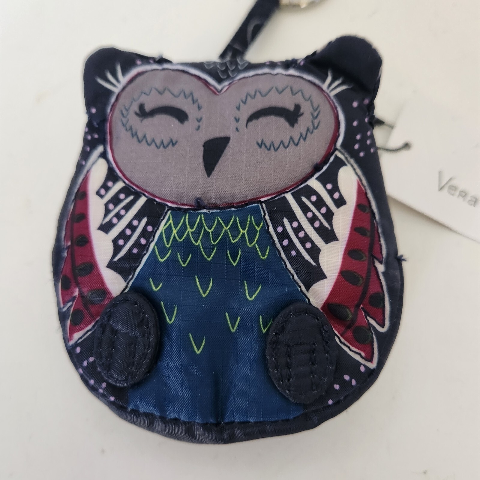 Vera Bradley Collapsible Owl Tote Bag Night Sky Reusable Lightweight ...