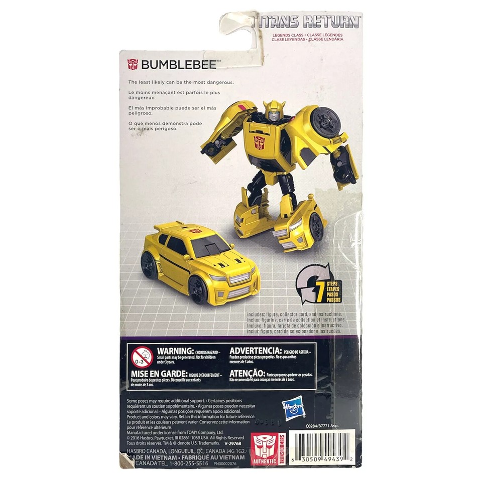 Transformers Titans Return Legends Class Bumblebee Action Figure Hasbro ...