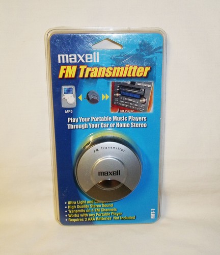 Maxell FMT-1 FM Transmitter for sale online | eBay
