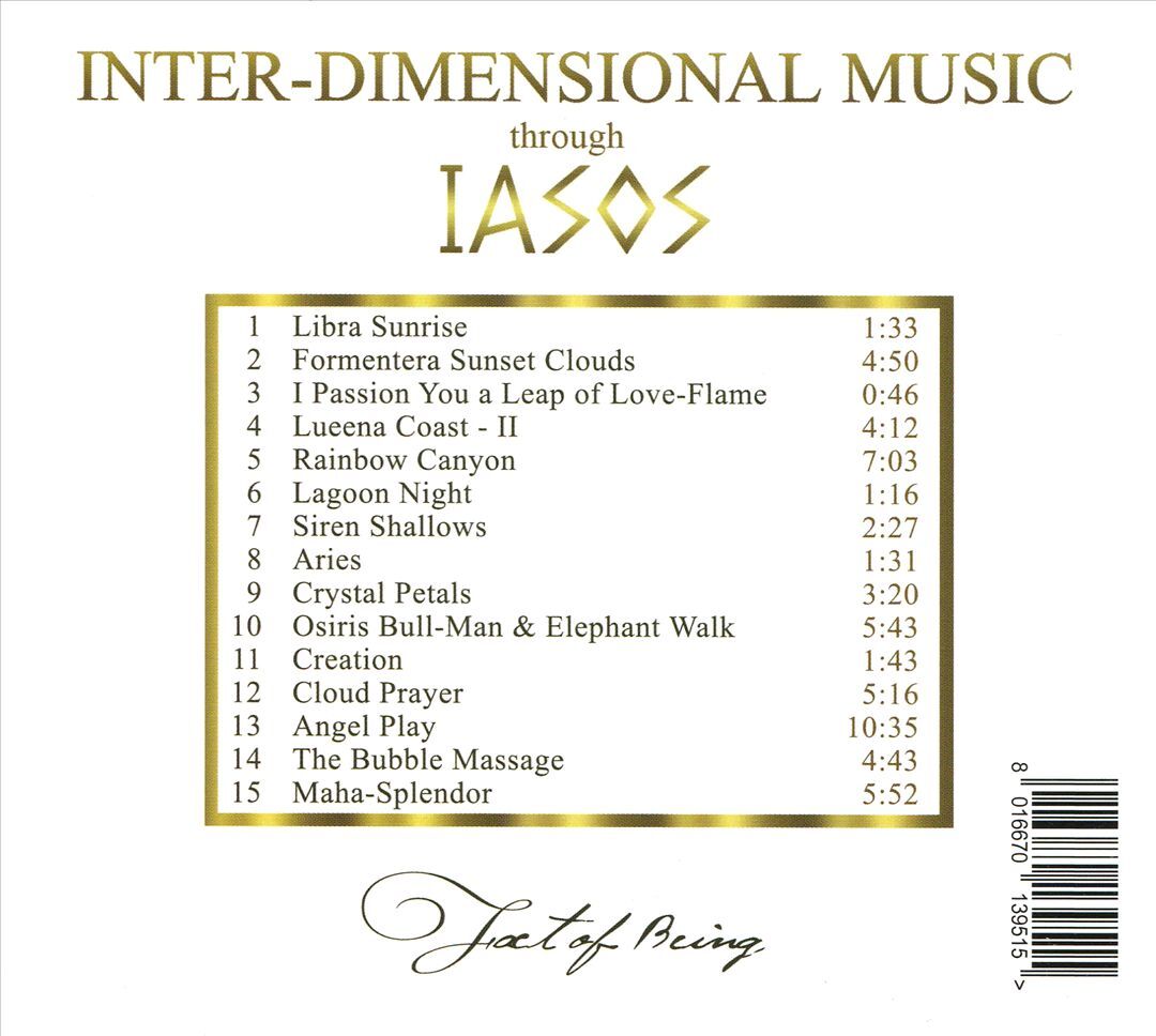 IASOS INTER-DIMENSIONAL MUSIC NEW CD 8016670139515| eBay