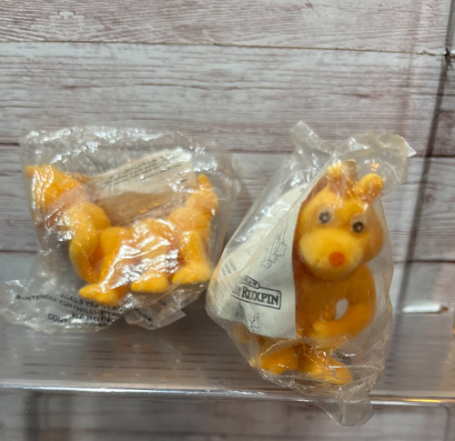 Vintage 1985 Teddy Ruxpin Grubby Action Figure Flocked In Sealed Bag ...